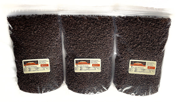 Five pound lb bulk bags Nut Free soy-free MINI Belgian California Gour ...